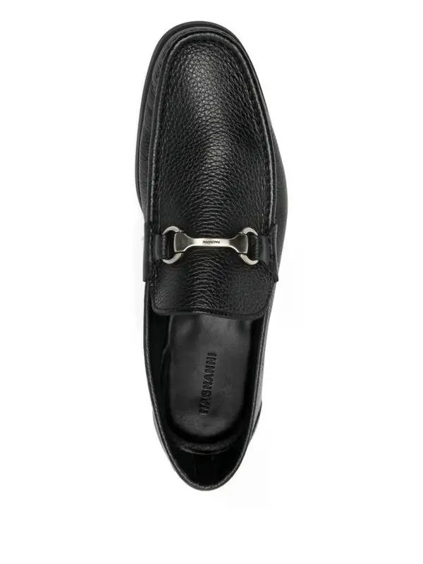Magnanni Square-toe Leather Loafers