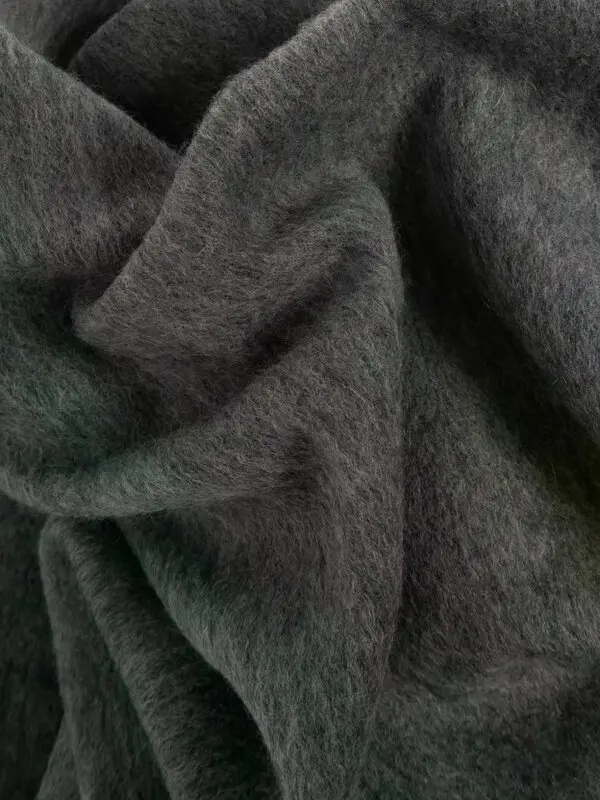 ANINE BING Fringed Wool Scarf