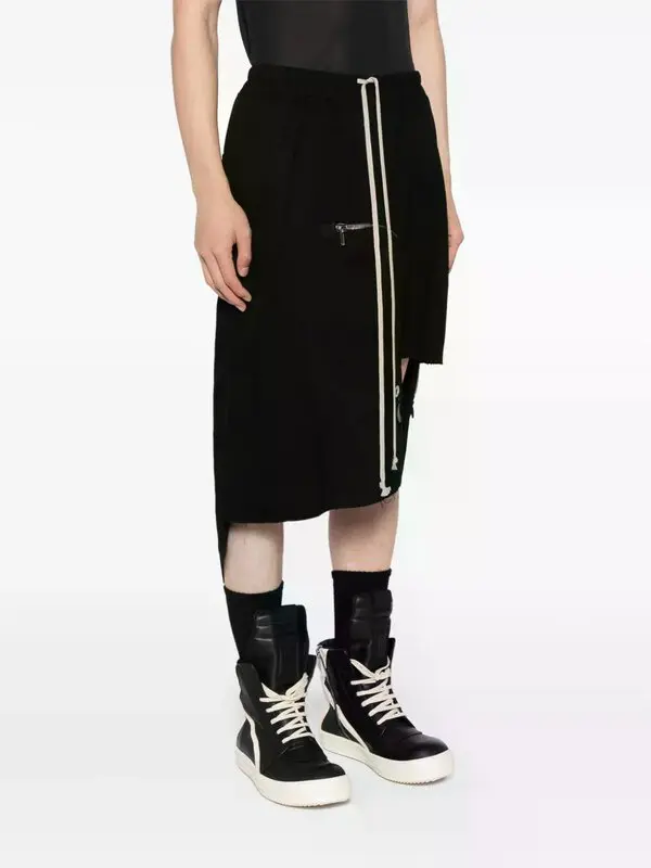 Rick Owens Distressed Asymmetric Skirt