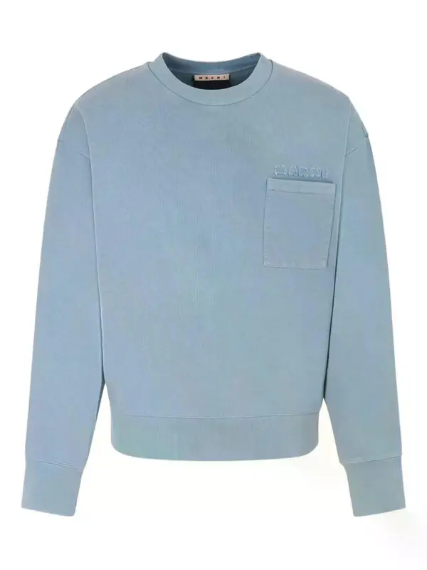Marni Chest-pocket Logo Sweatshirt
