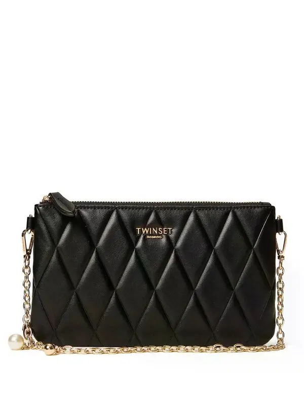 TWINSET Quilted Mini Bag - Black