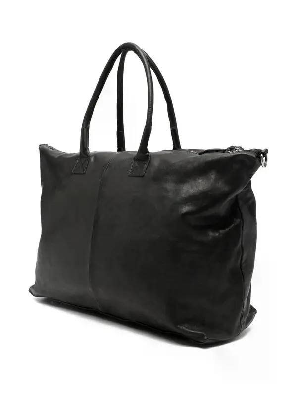 SOMMET Zipped Leather Holdall