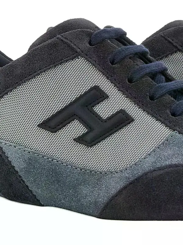 Hogan Interactive Logo-appliqué Sneakers - Grey