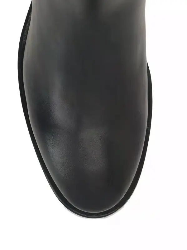 Santoni Mandy Buckle-detail Boots - Black