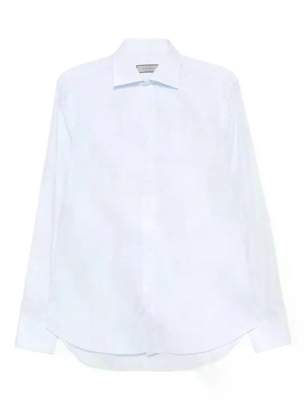 Canali Gingham Cotton Shirt