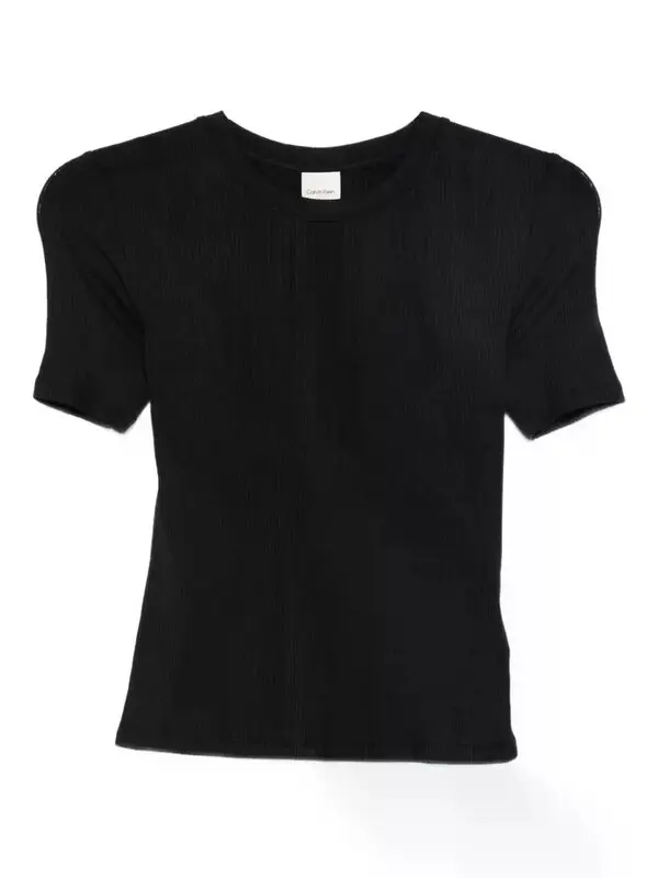 Calvin Klein Ribbed Short-sleeve T-shirt