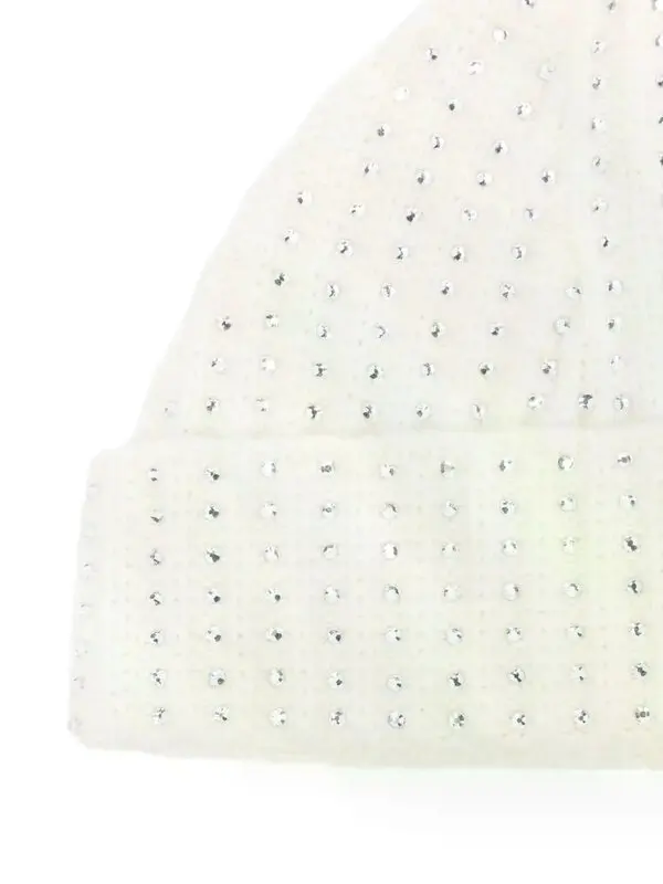 Maje Embellished Beanie - Neutrals