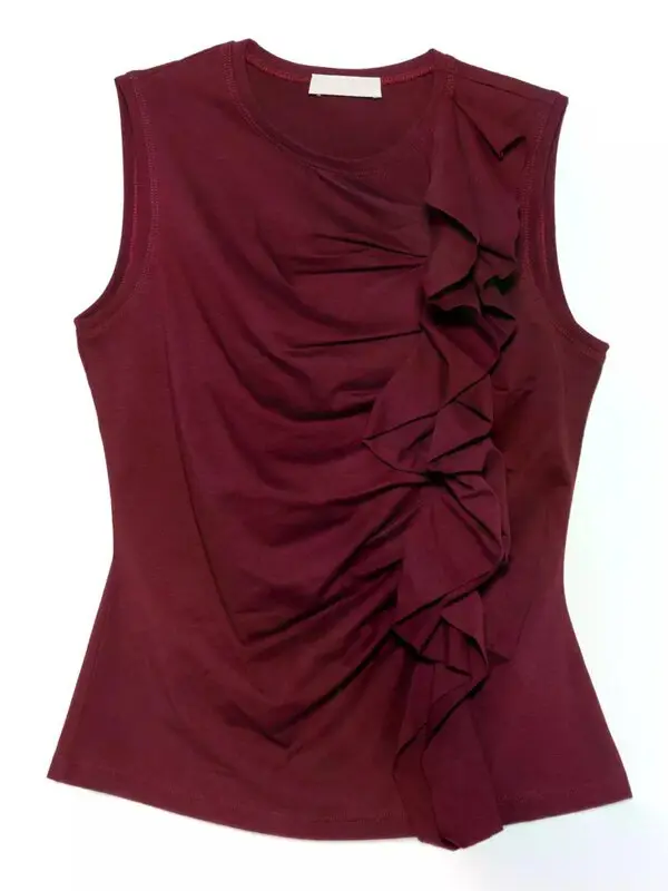 Ulla Johnson Clio Ruffled Tank Top