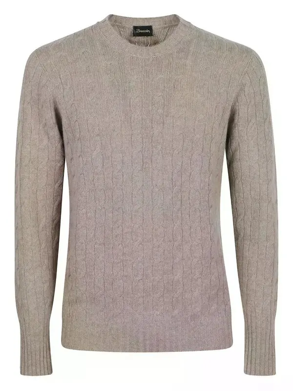 DRUMOHR Braided Roundneck Sweater