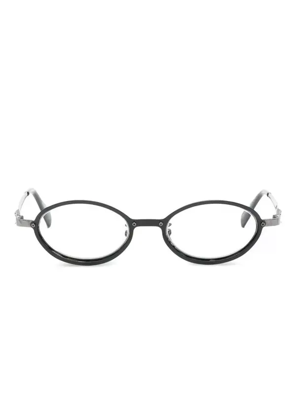 KUBORAUM Oval Frame Eyeglasses - Black