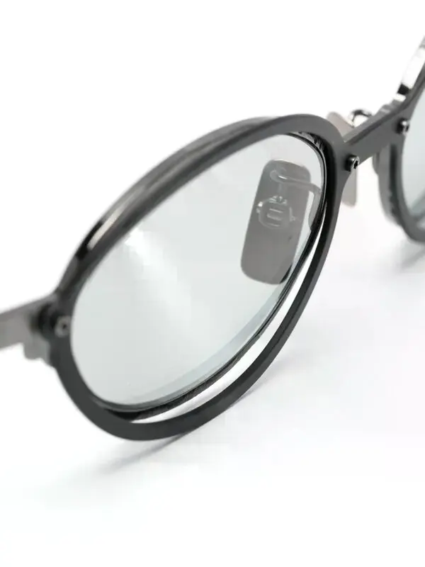 KUBORAUM Oval Frame Eyeglasses - Black