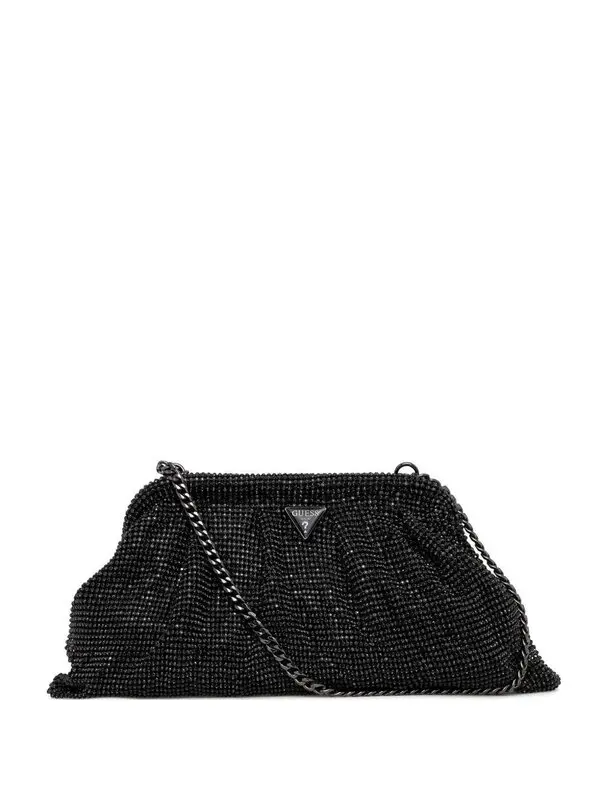 Guess Embellished Clutch With Chain Strap