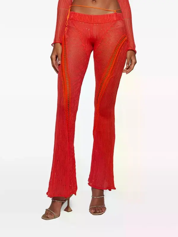 ROBERTA EINER Disco Trousers - Red