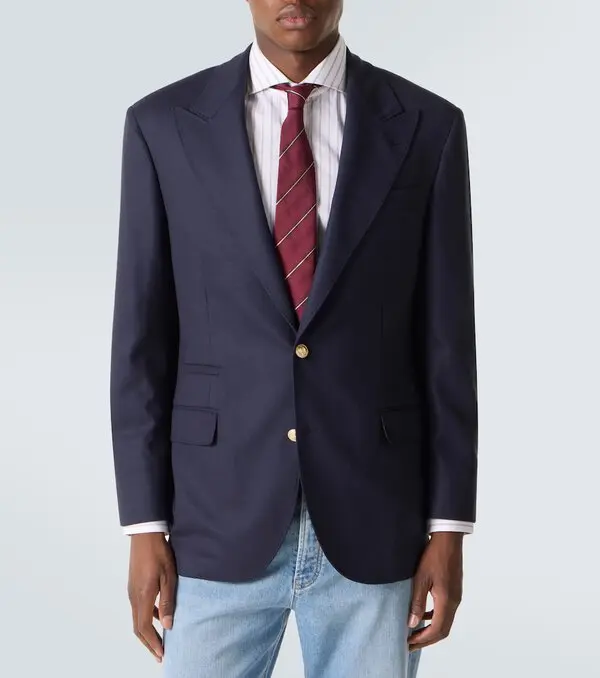 Brunello Cucinelli Virgin Wool Blazer