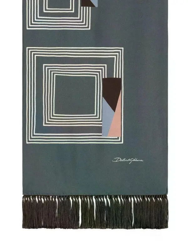 Dolce & Gabbana Geometric Scarf
