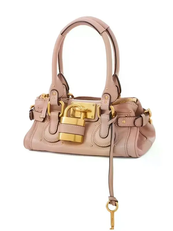 Chloé Paddington Studded Tote Bag - Pink