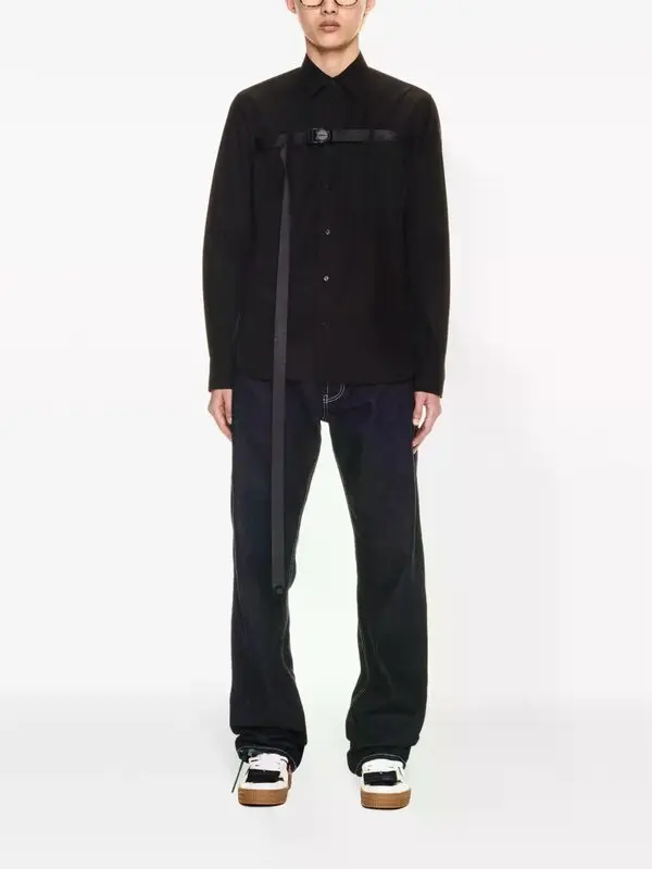 Off-White Buckled Cotton Shirt