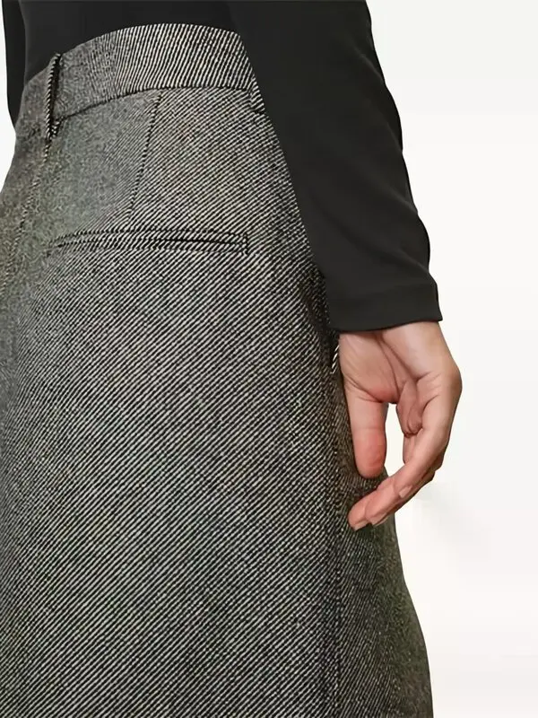 Marc O'polo Stripe-pattern Tailored Skirt