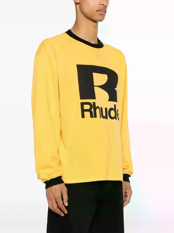 Rhude Cotton Jersey Texture Sweatshirt