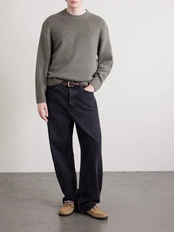 FRAME Crew-neck Cashmere Sweater