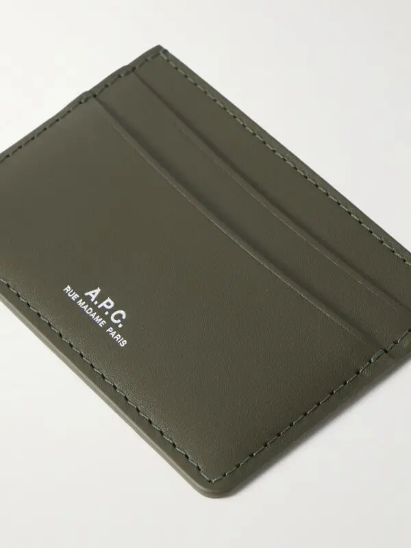 A.p.c. Andre Leather Cardholder