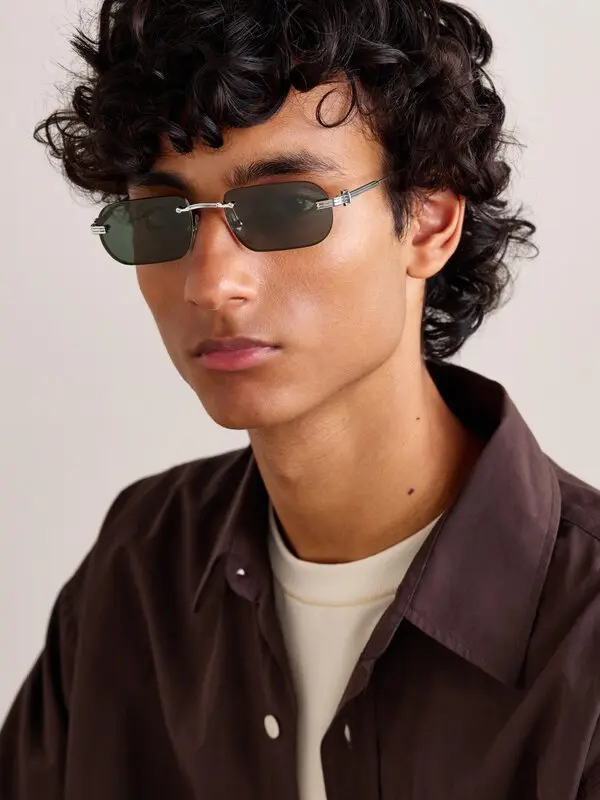 Cartier Première De Square-frame Rimless Sunglasses