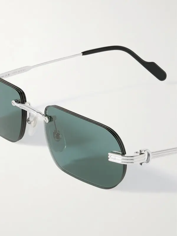 Cartier Première De Square-frame Rimless Sunglasses