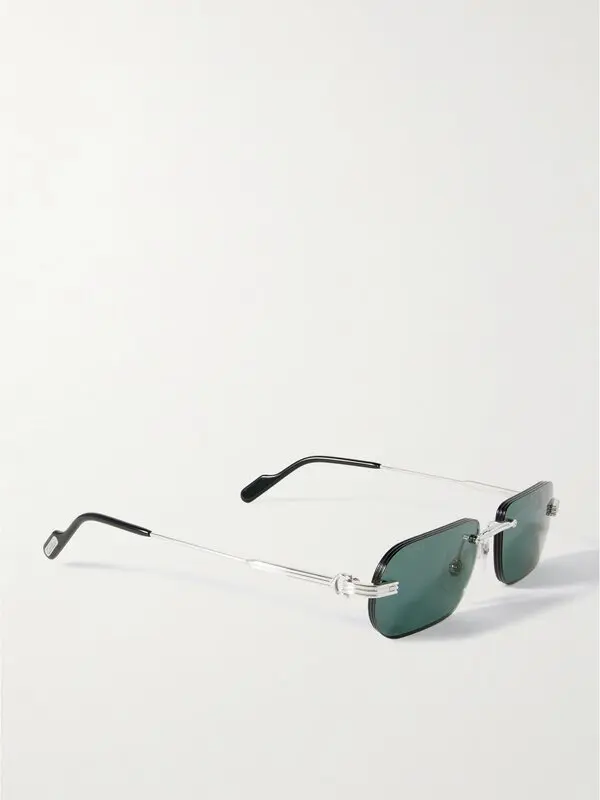 Cartier Première De Square-frame Rimless Sunglasses
