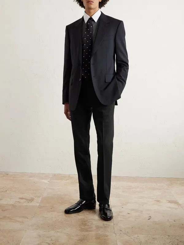 TOM FORD Straight-leg Wool Suit Trousers