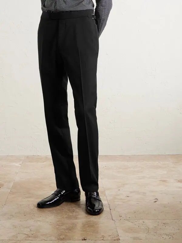 TOM FORD Straight-leg Wool Suit Trousers