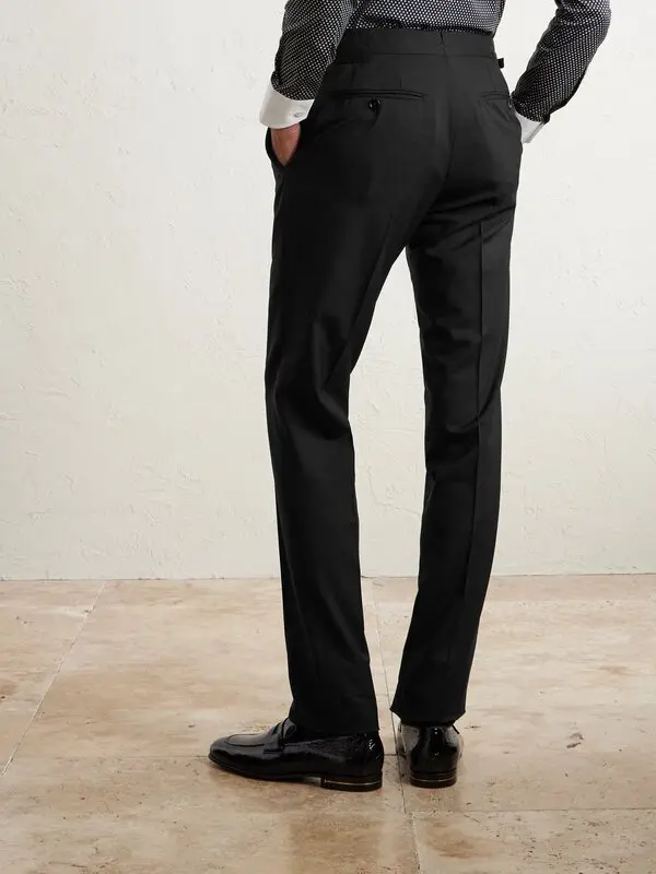 TOM FORD Straight-leg Wool Suit Trousers
