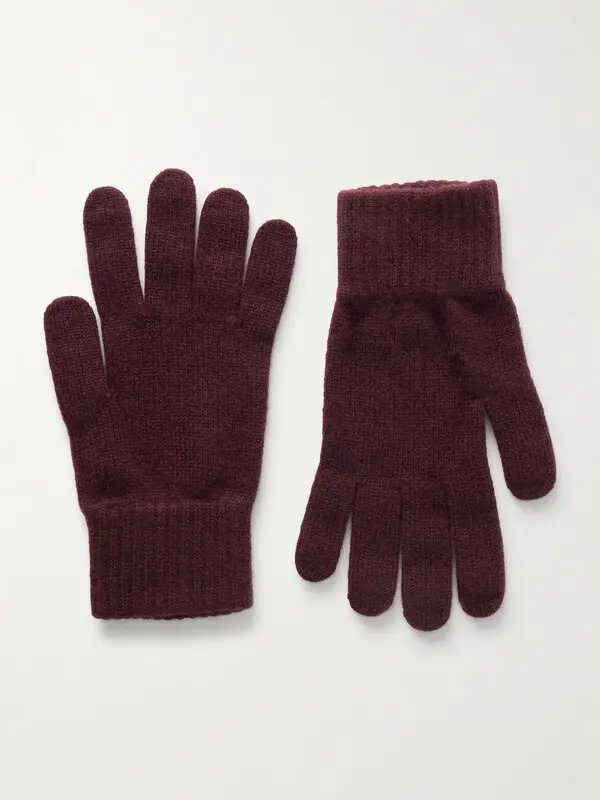 William Lockie Cashmere Gloves - Brown