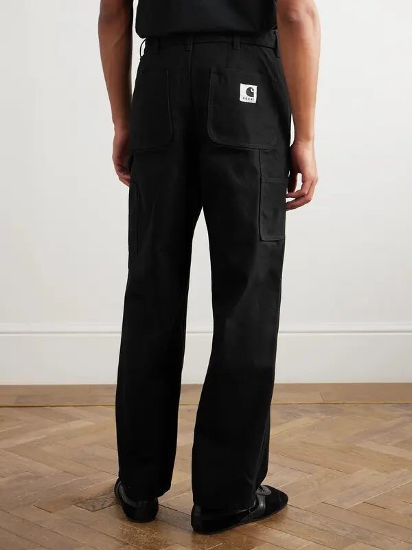 Sacai X Carhartt Wip Duck Pants - Black | Editorialist