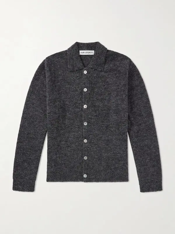 Our Legacy Evening Alpaca-blend Cardigan - Gray