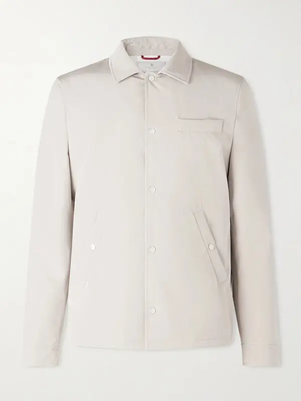 Brunello Cucinelli Shell Jacket - Neutrals