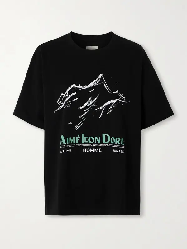 Aimé Leon Dore Printed Cotton-jersey T-shirt