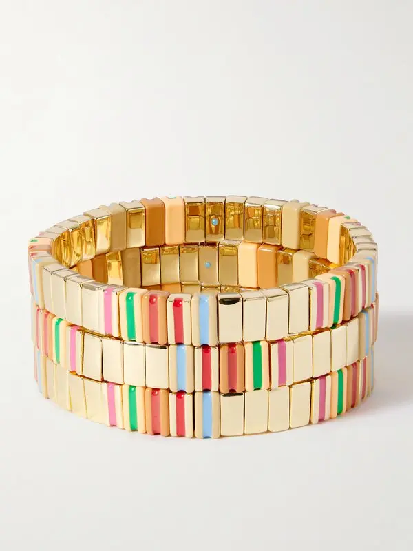 ROXANNE ASSOULIN The Happy Stack Set Of Three Bracelets - Multi