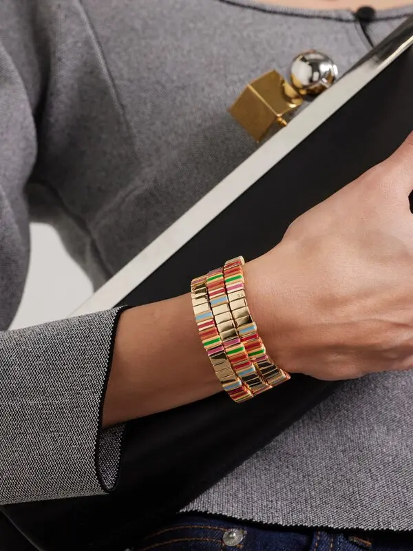 ROXANNE ASSOULIN The Happy Stack Set Of Three Bracelets - Multi