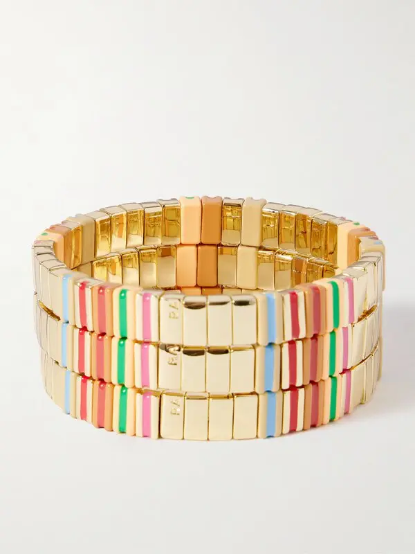 ROXANNE ASSOULIN The Happy Stack Set Of Three Bracelets - Multi