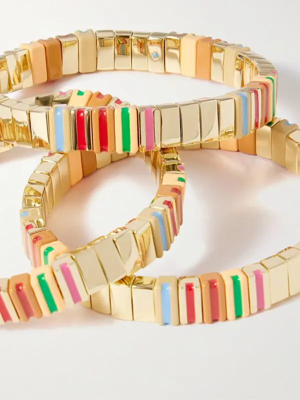 ROXANNE ASSOULIN The Happy Stack Set Of Three Bracelets - Multi