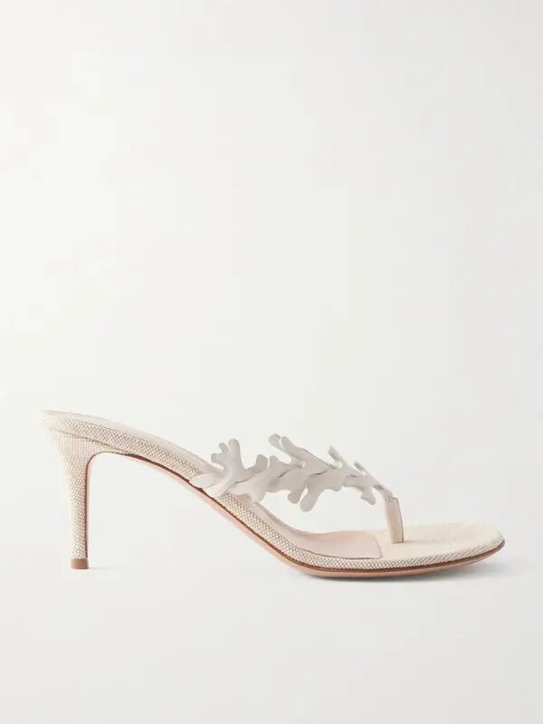GIANVITO ROSSI 70 Leather Sandals