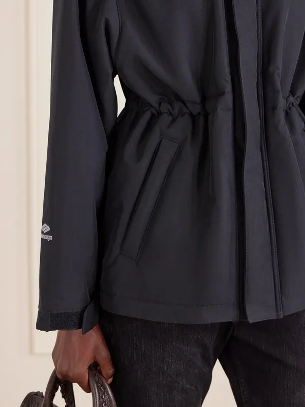 Balenciaga Embroidered Padded Ripstop Ski Jacket