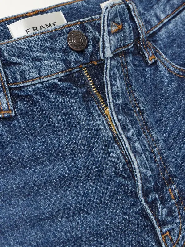 FRAME The Arrow High-rise Flared Jeans - Blue