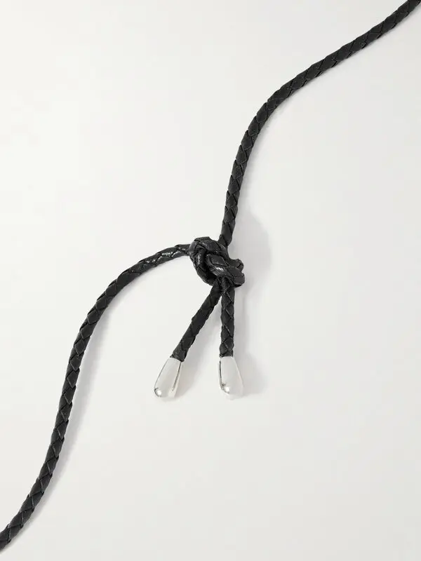 Khaite Lotus Medium Braided Necklace - Silver