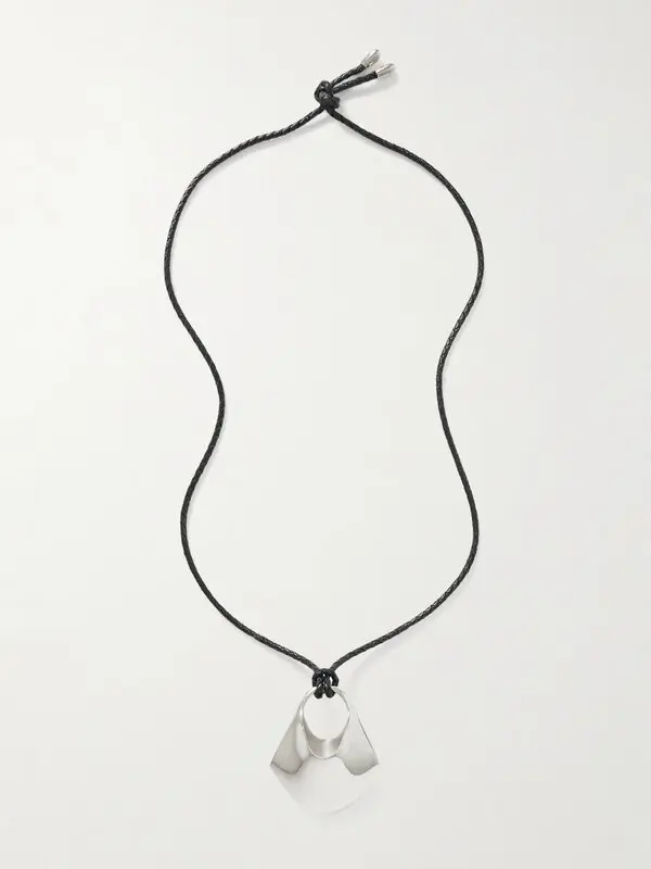 Khaite Lotus Medium Braided Necklace - Silver