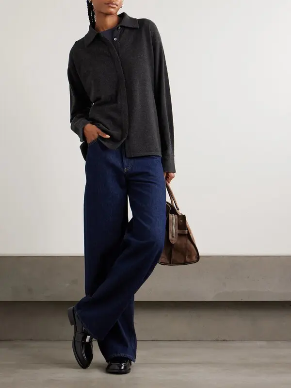 Arch4 Foxridge Organic Cashmere Cardigan - Gray