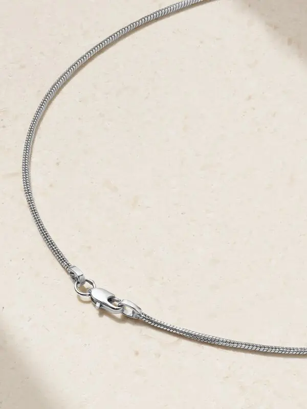 Juju Vera Petra Shell Necklace - Silver