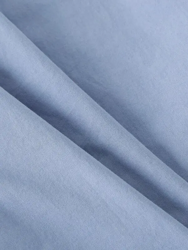 Matteau Net Sustain Organic Cotton-poplin Shorts - Blue