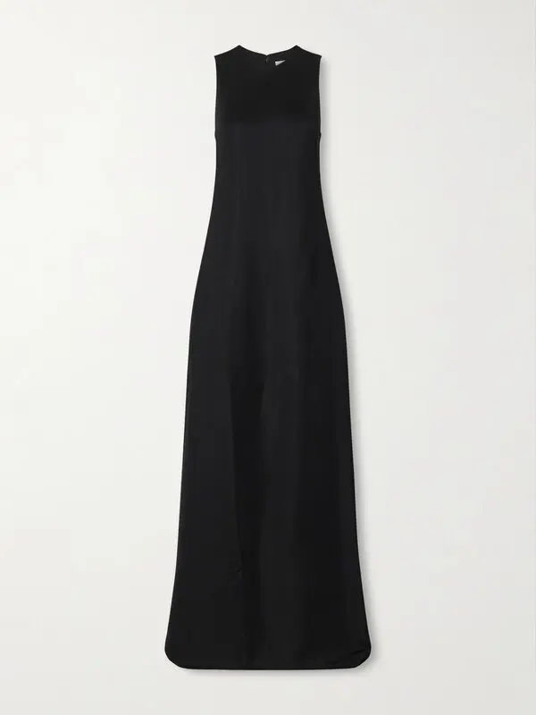 Veronica De Piante Carmen Satin-jersey Maxi Dress