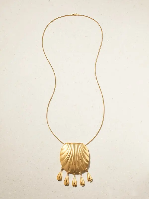 Juju Vera Petra -plated Shell Necklace - Gold